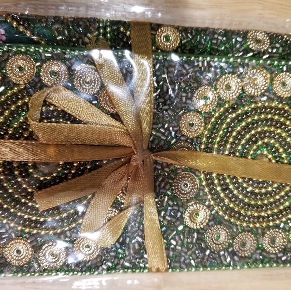 Office | New Bedazzled Beaded Journal With Pen Set | Poshmark